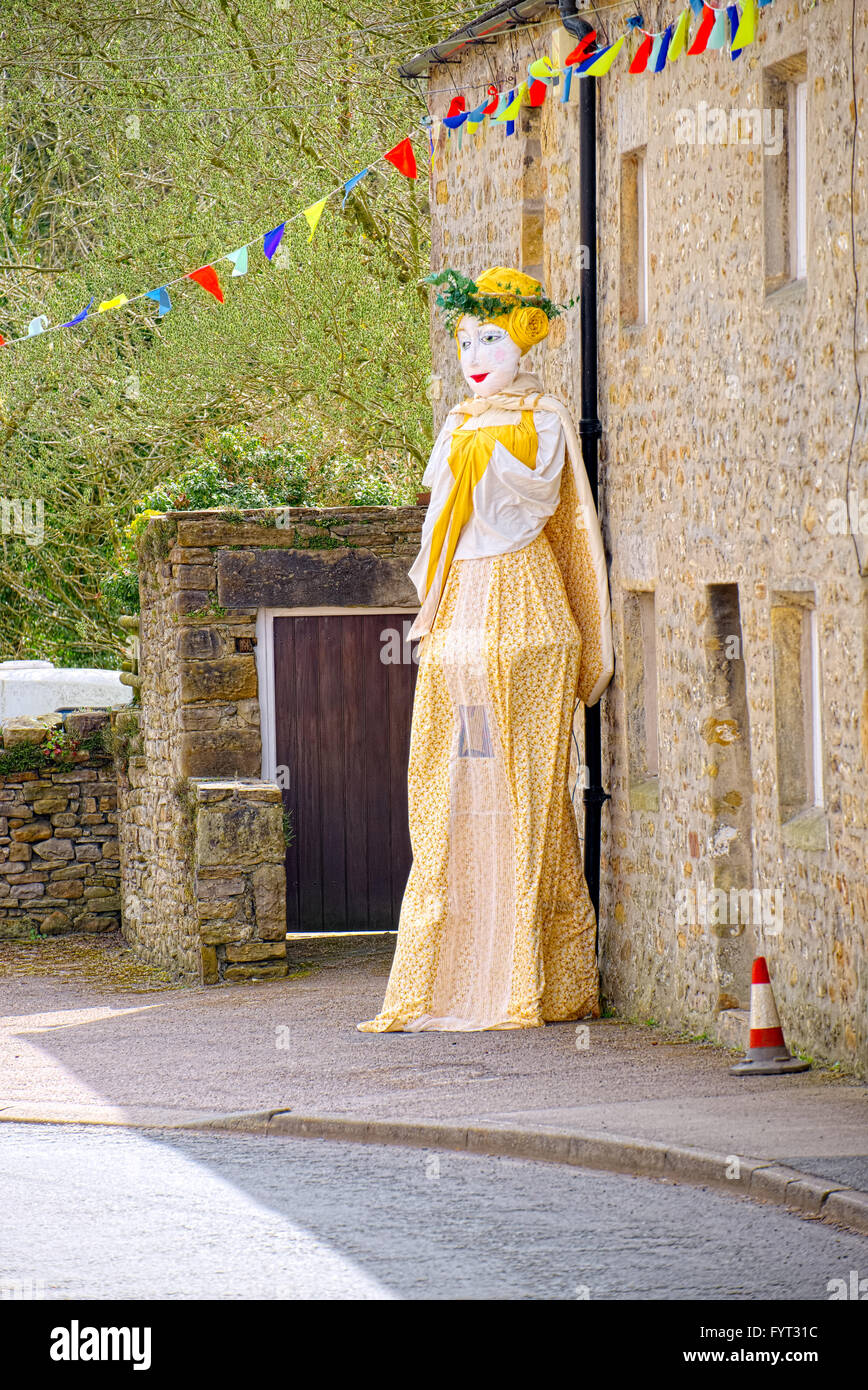 scarecrow at the wray festival april 2016 Stock Photo - Alamy