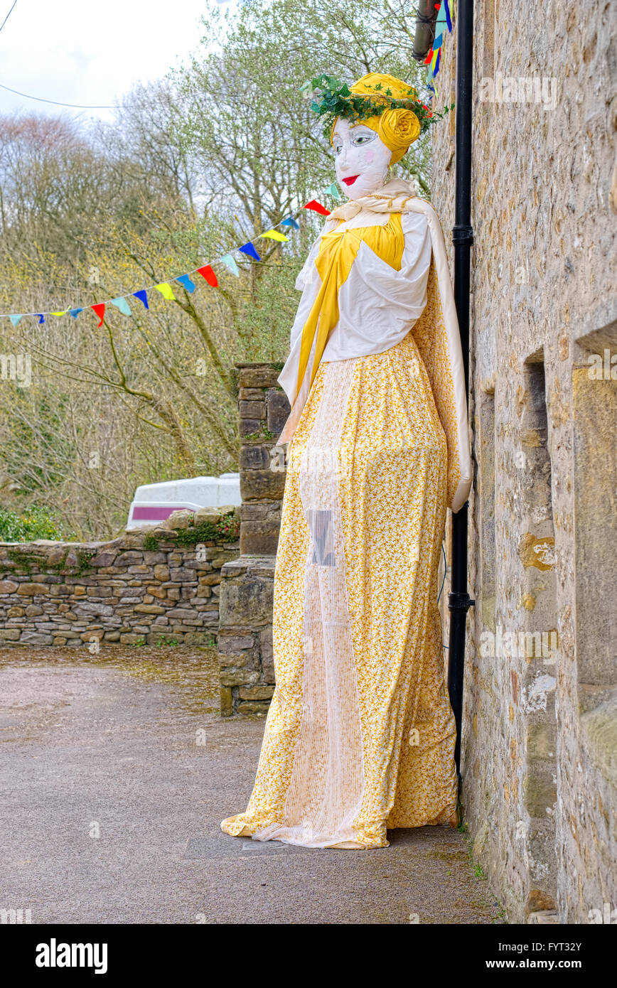 scarecrow at the wray festival april 2016 Stock Photo - Alamy