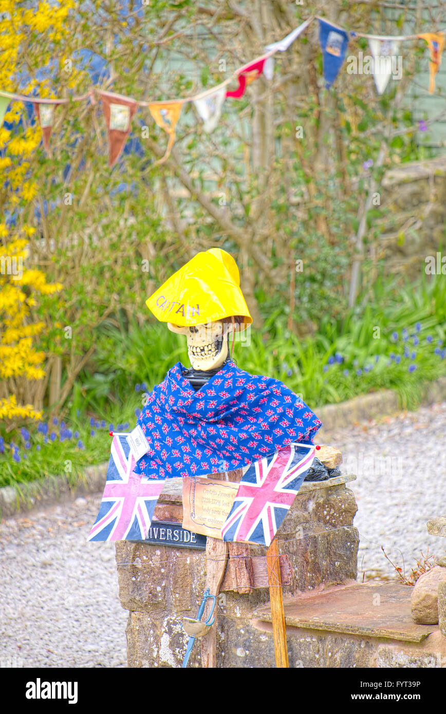 scarecrow at the wray festival april 2016 Stock Photo - Alamy