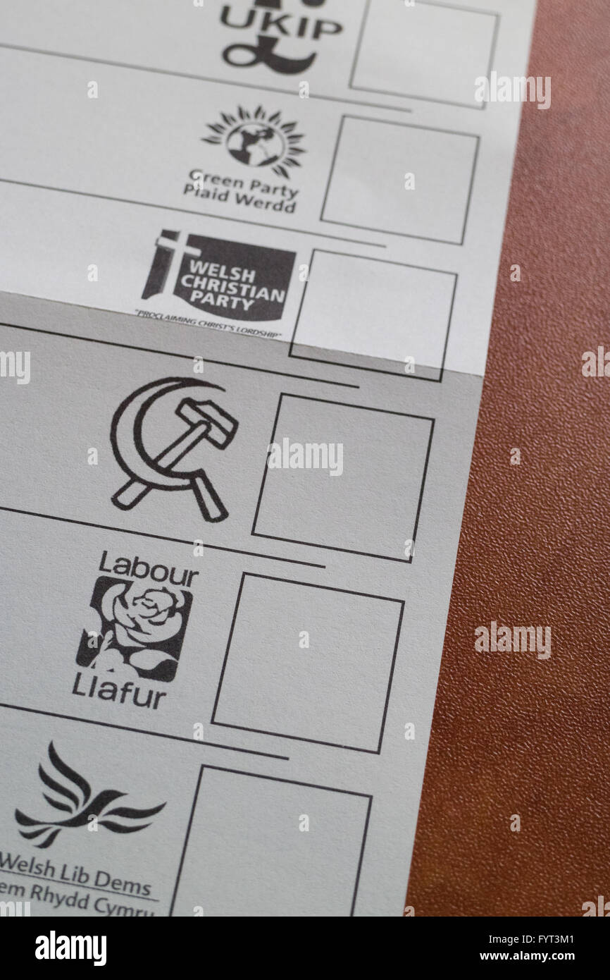 Ballot paper hi-res stock photography and images - Alamy