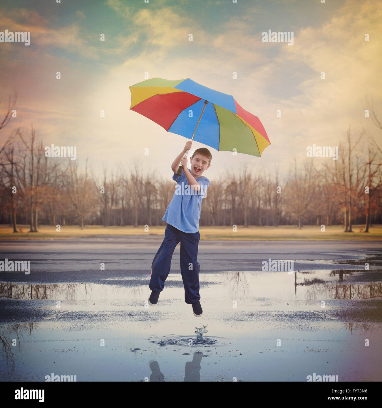 Puddle Of Rain Water High Resolution Stock Photography and Images - Alamy