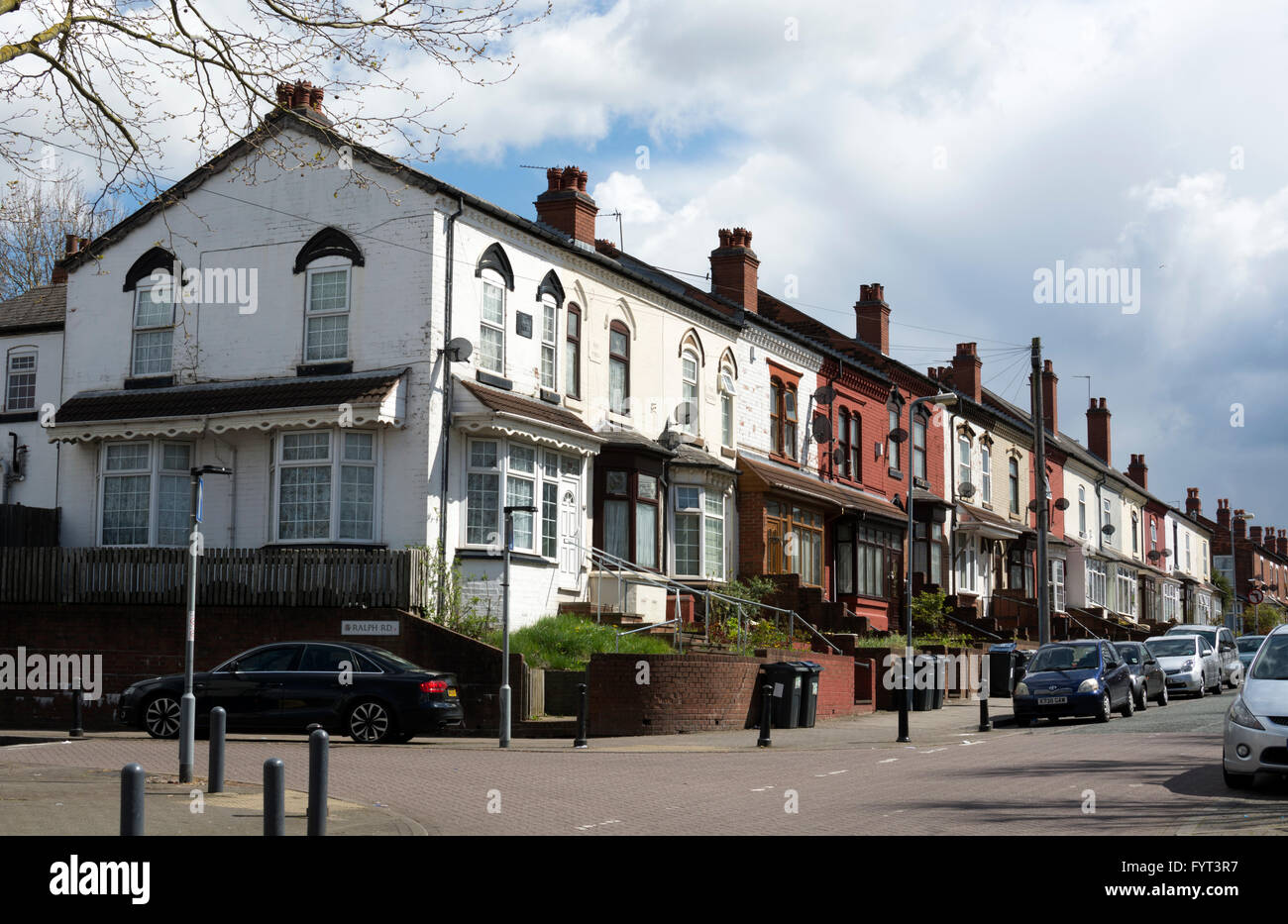 Residential street in Saltley, Birmingham, UK Stock Photo - Alamy