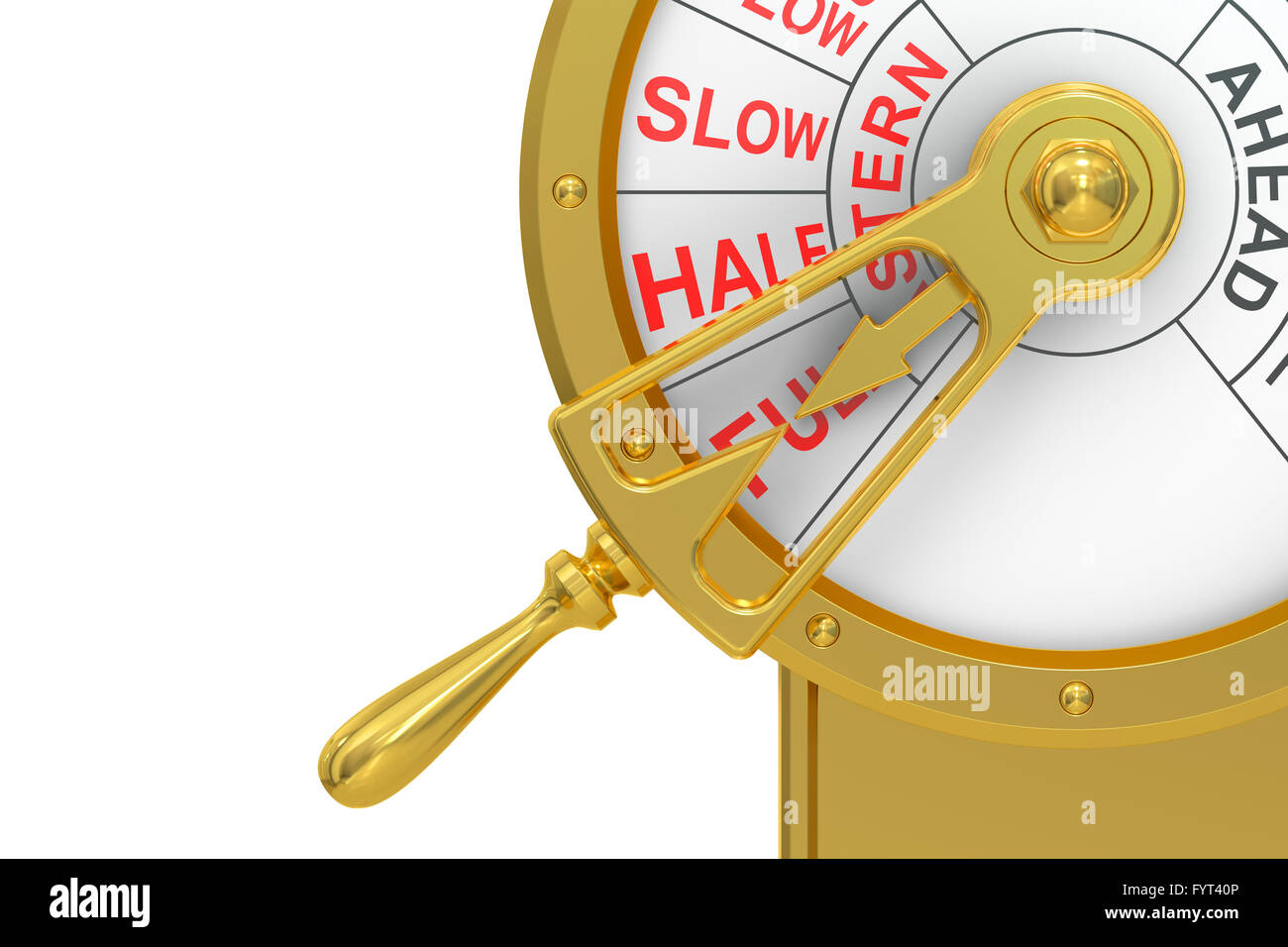 Brass nautical ship telegraph hi-res stock photography and images - Alamy