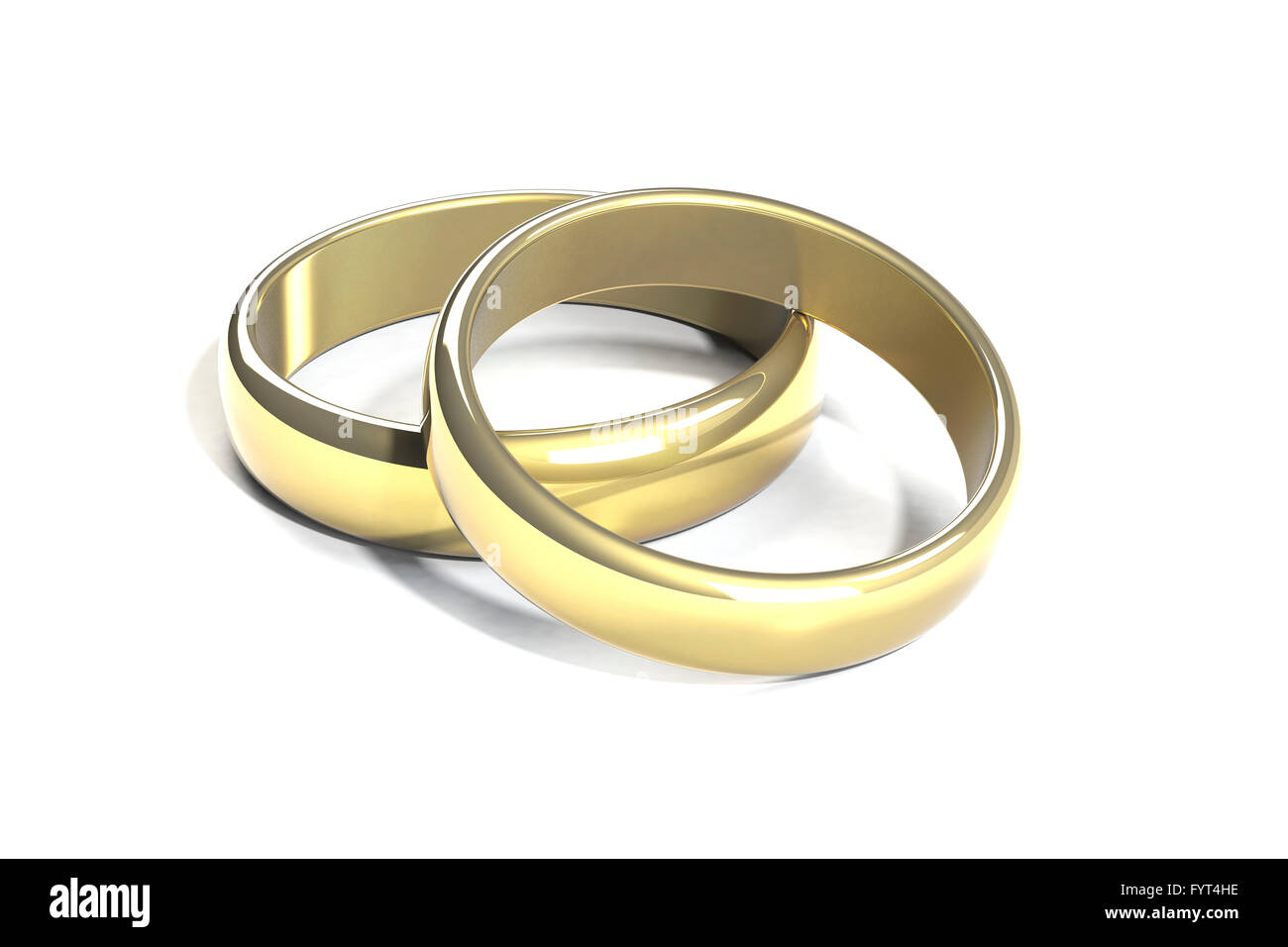 Gold Rings, Jewelry, White Background Stock Photo - Alamy