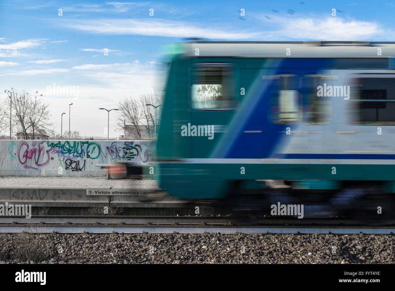 Commuter train en route to hi-res stock photography and images - Alamy