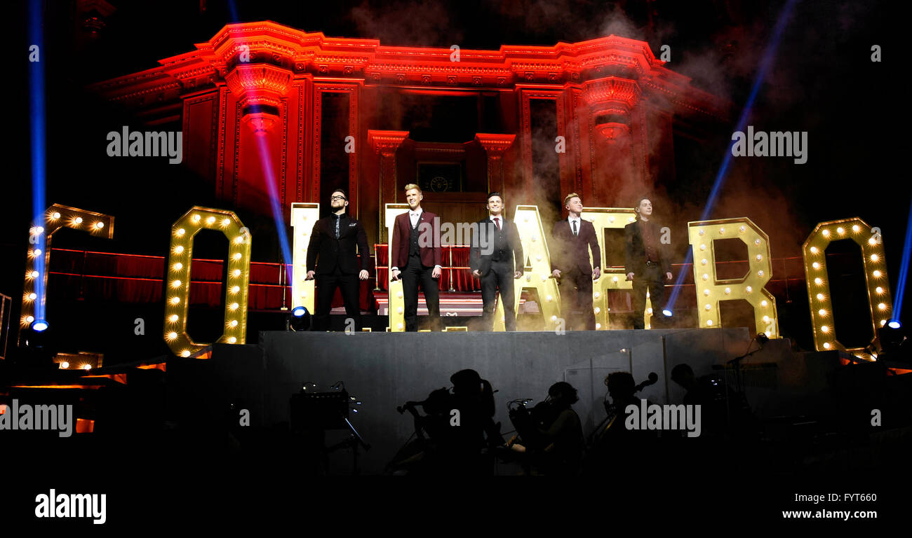 Britain's Got Talent winners Collabro perform live at the Royal Albert ...
