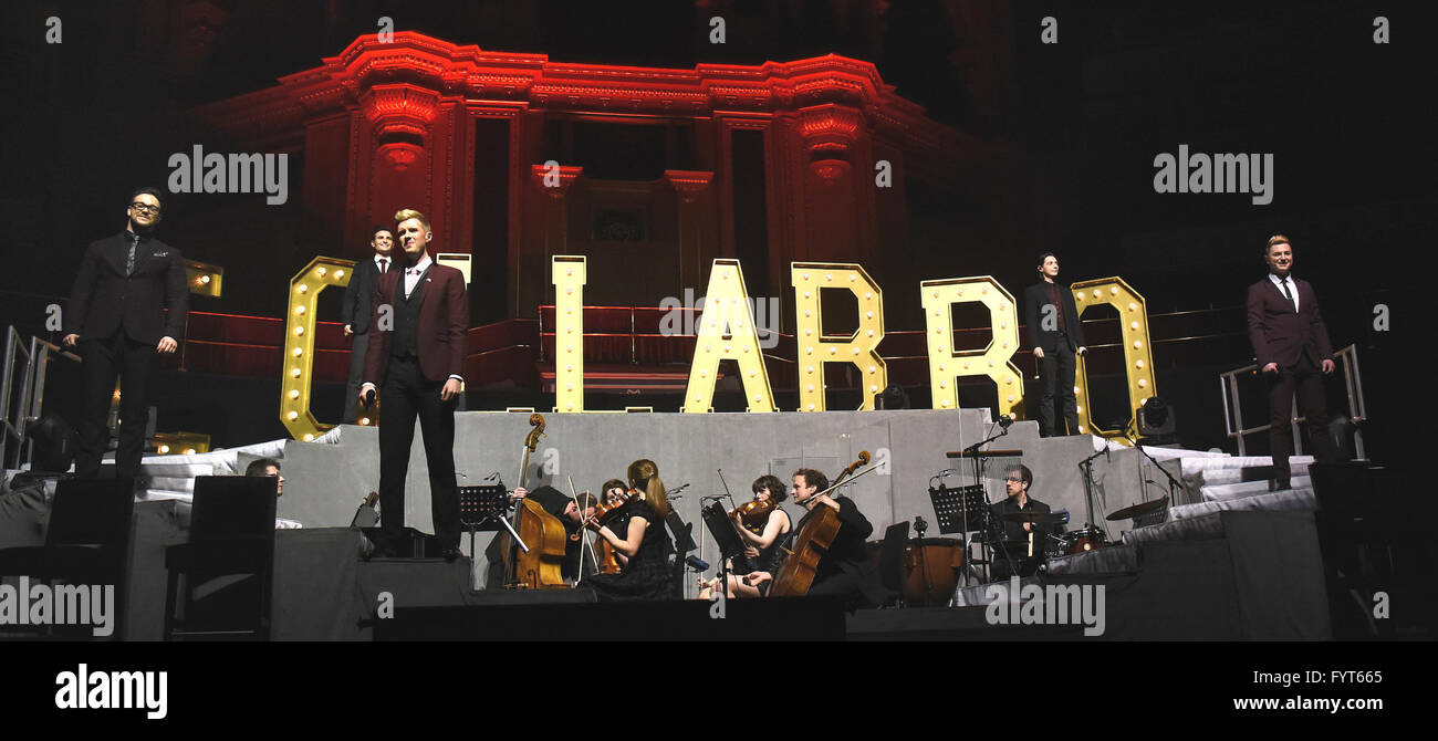 Britain's Got Talent winners Collabro perform live at the Royal Albert ...