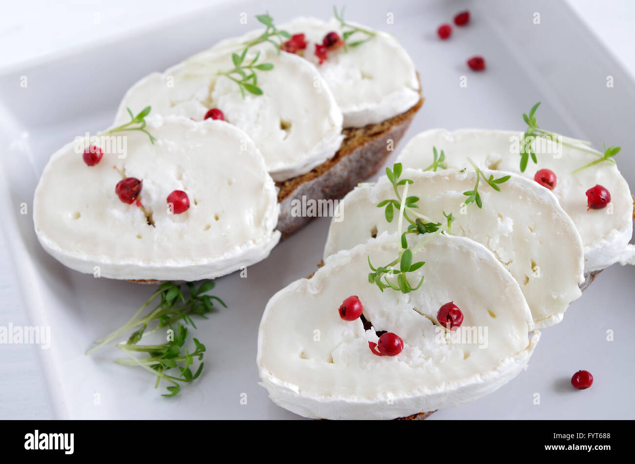 Soft goat cheese bread hi-res stock photography and images - Alamy