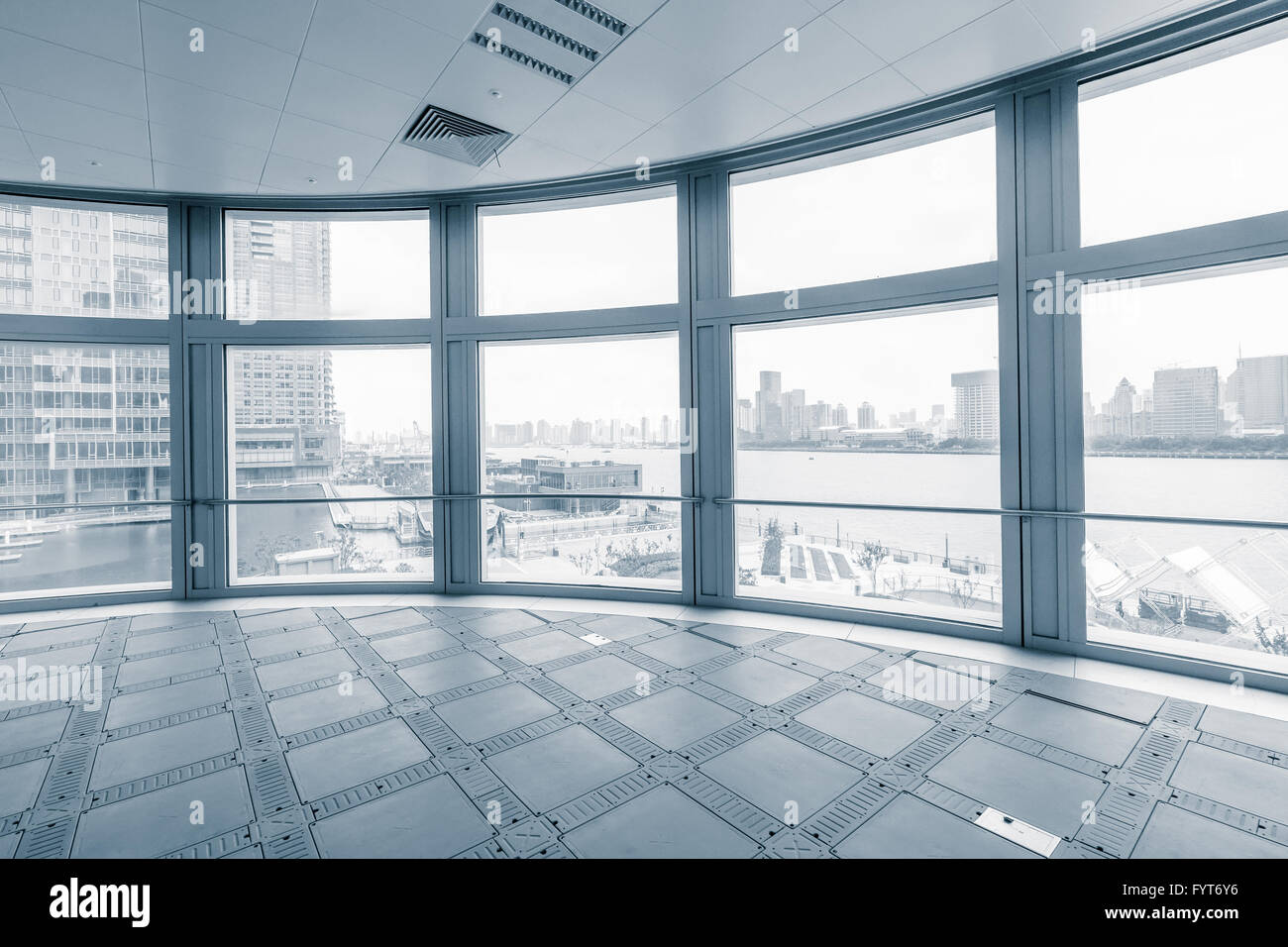 empty office room in modern office buildings Stock Photo - Alamy