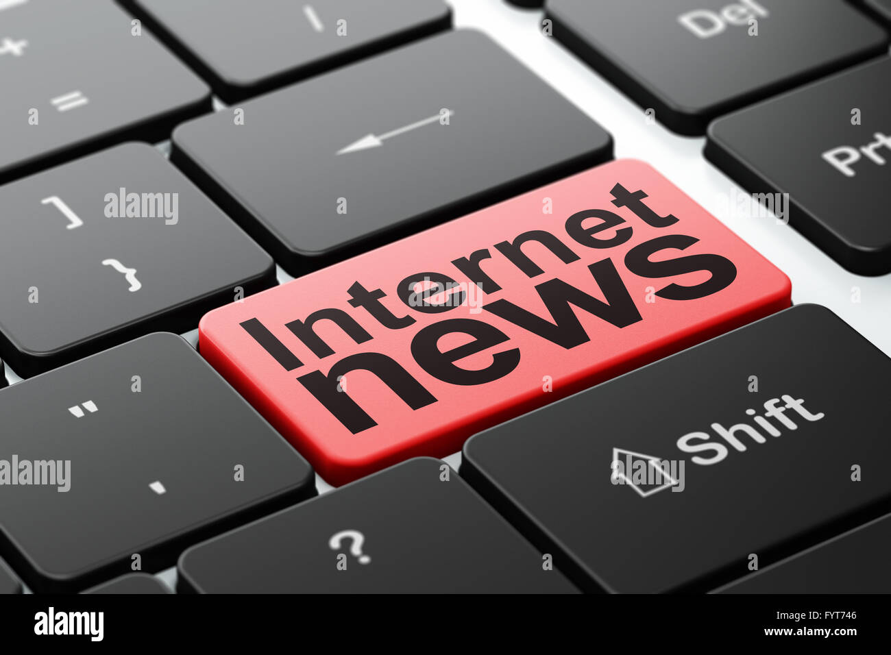 News concept: Internet News on computer keyboard background Stock Photo ...