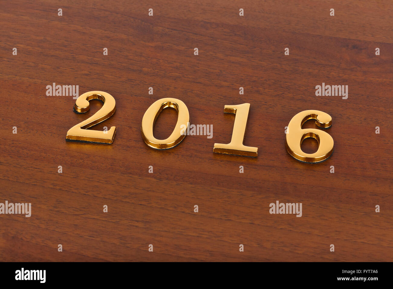 Numbers 2016 on door - new year background Stock Photo - Alamy