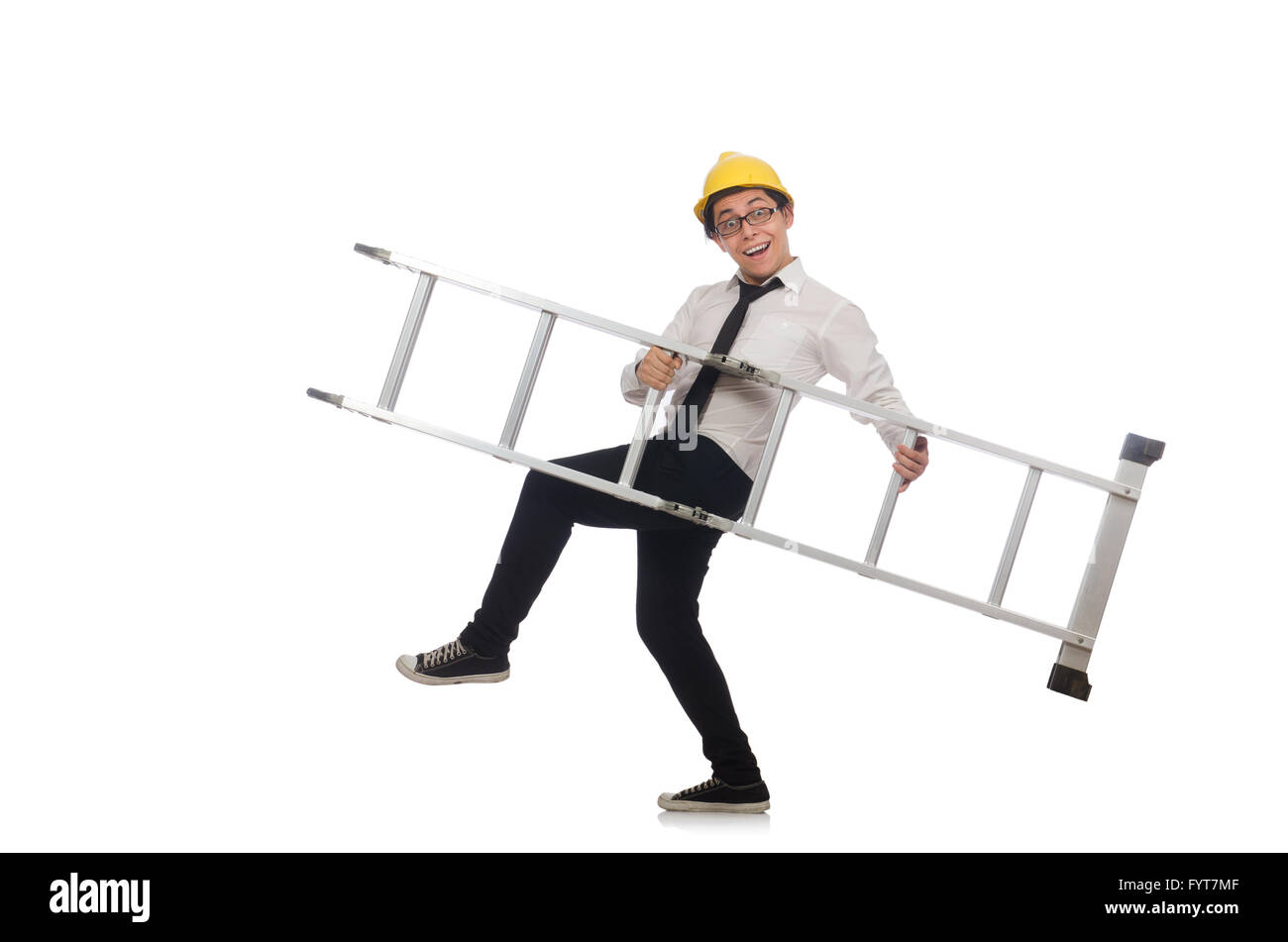 Smiling construction manager in Cut Out Stock Images & Pictures - Alamy