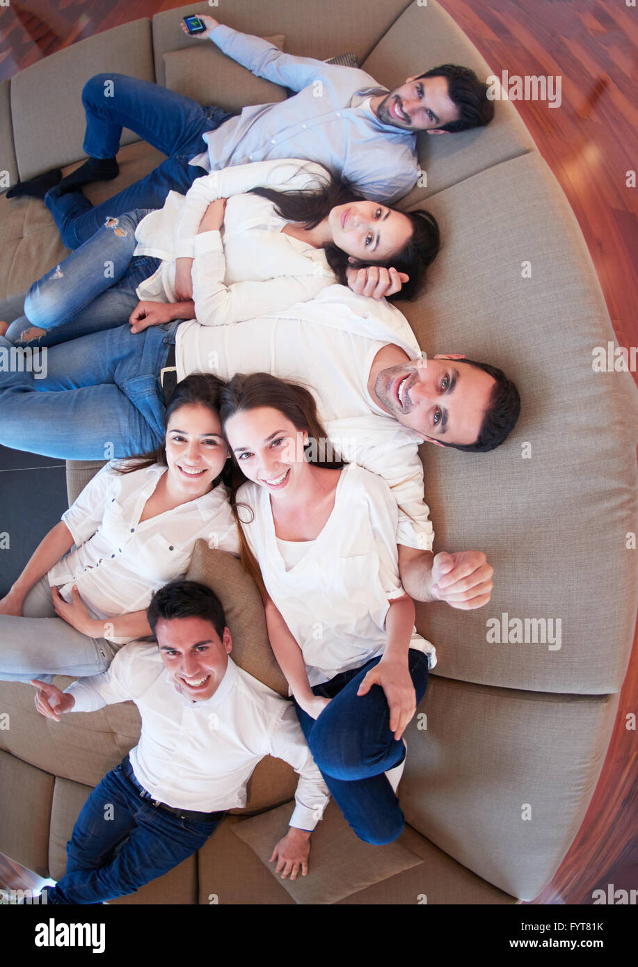 Home relaxed hi-res stock photography and images - Alamy