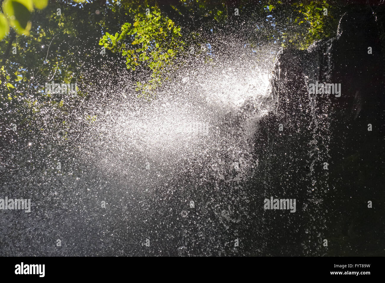 Water Splash Waterfall Stock Photo - Alamy
