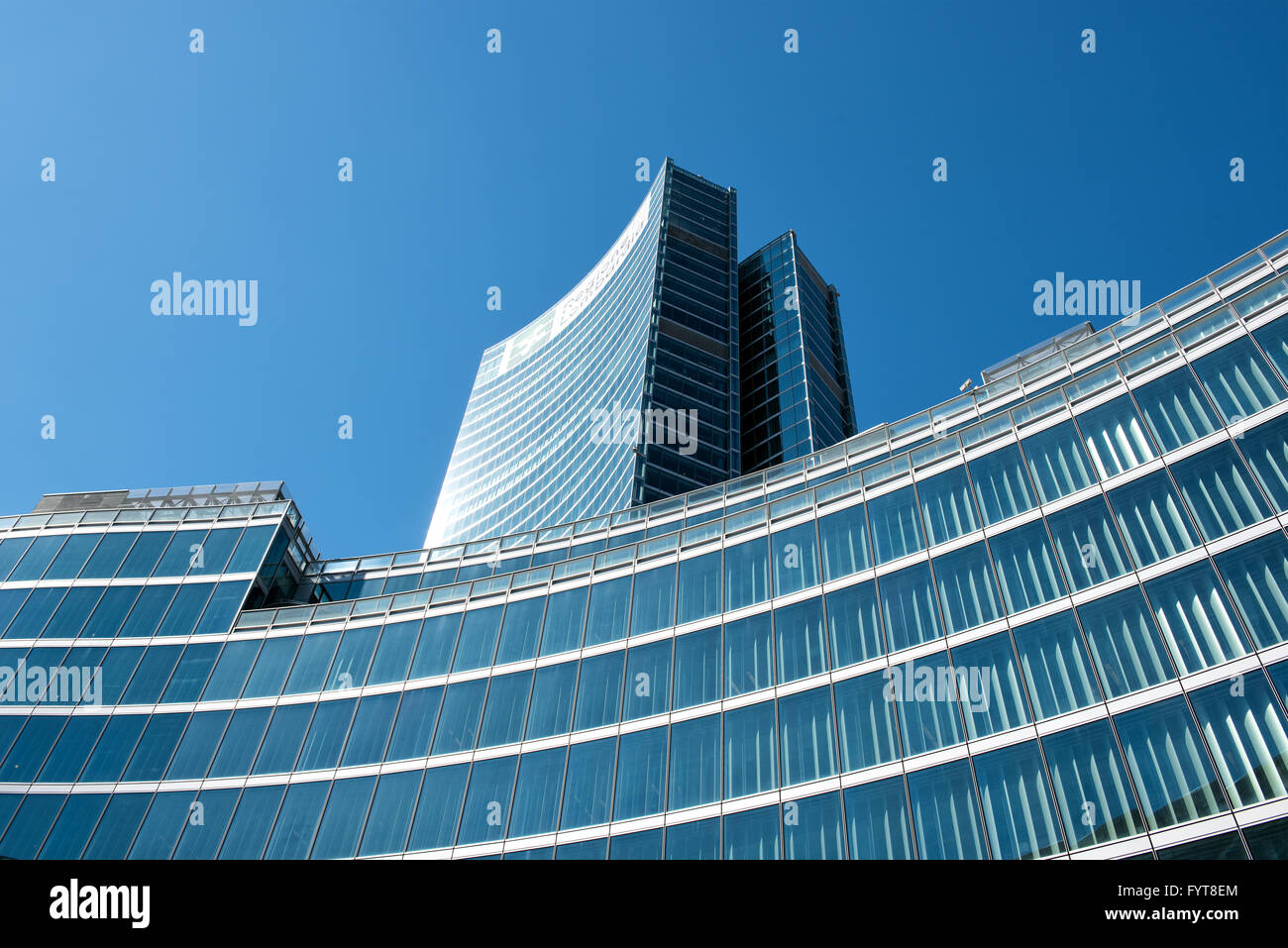 Beautiful modern glass and steel Palace of the regional Council of ...