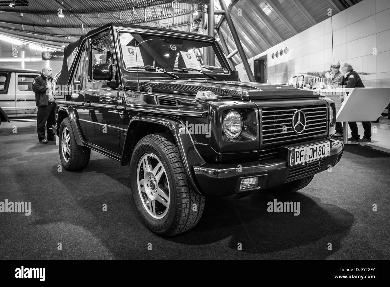 Mid-size luxury SUV Mercedes-Benz G500 Convertible, 2001 Stock Photo ...