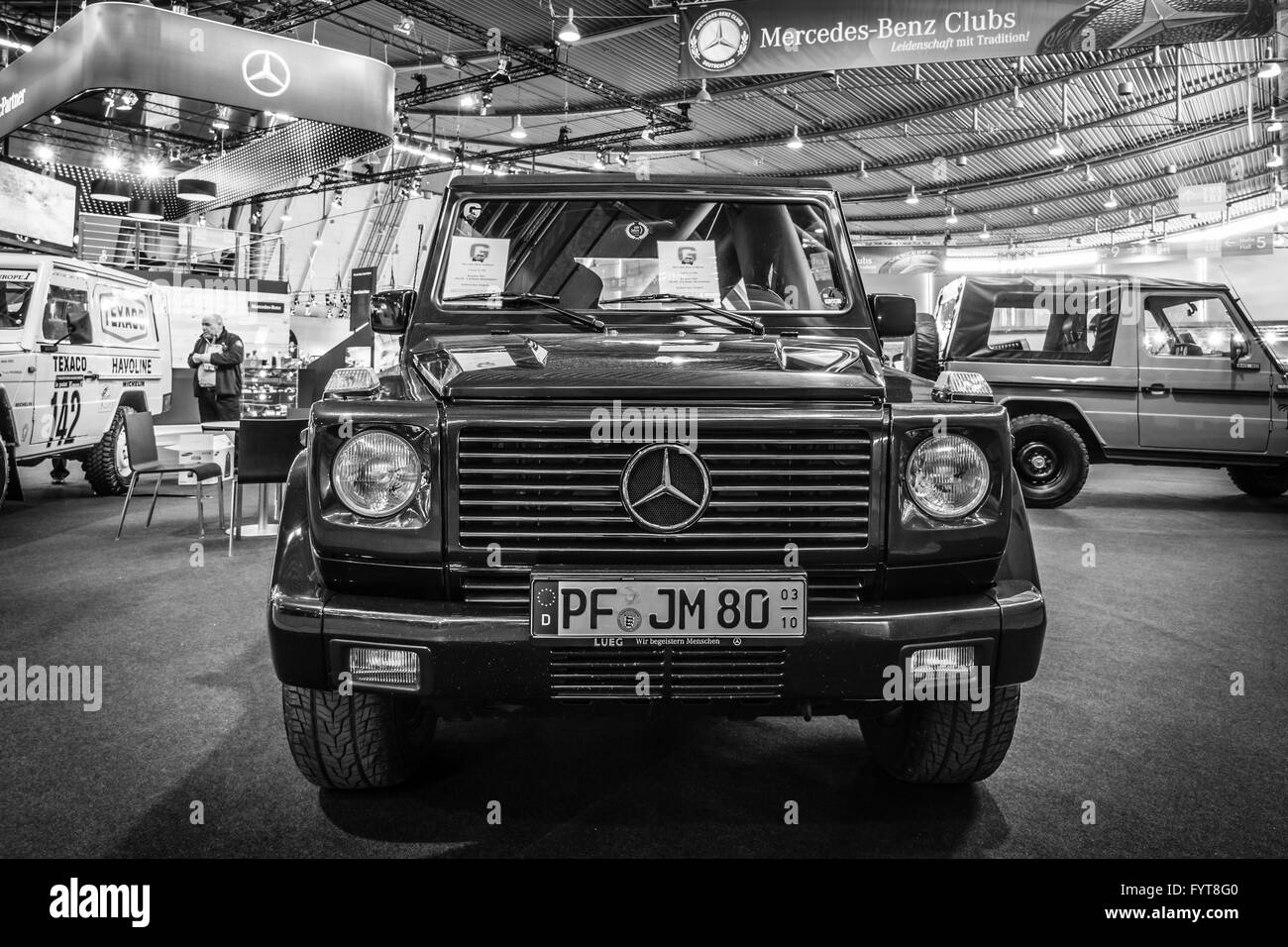 Mid-size luxury SUV Mercedes-Benz G500 Convertible, 2001 Stock Photo ...