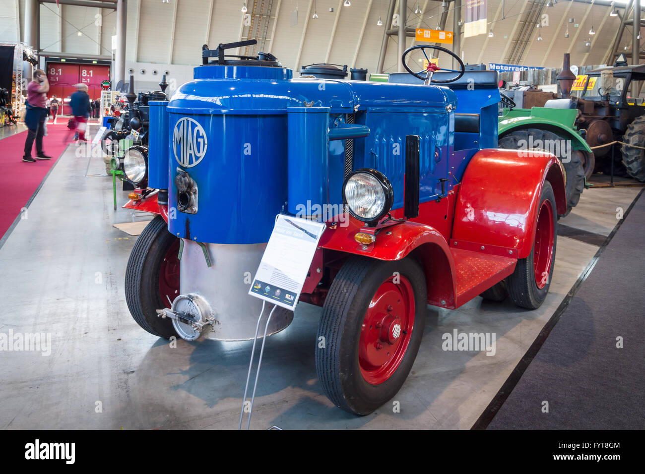 The tractor MIAG SH40 Holzgas (wood gas generator), 1943 Stock Photo ...