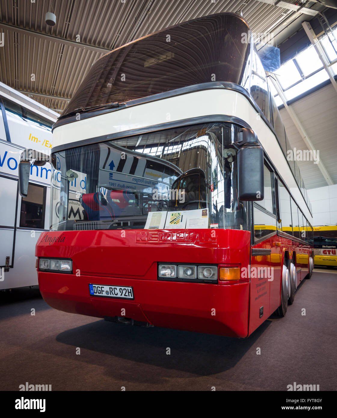 Bus NEOPLAN 128/4 Megaliner, 1993 Stock Photo - Alamy