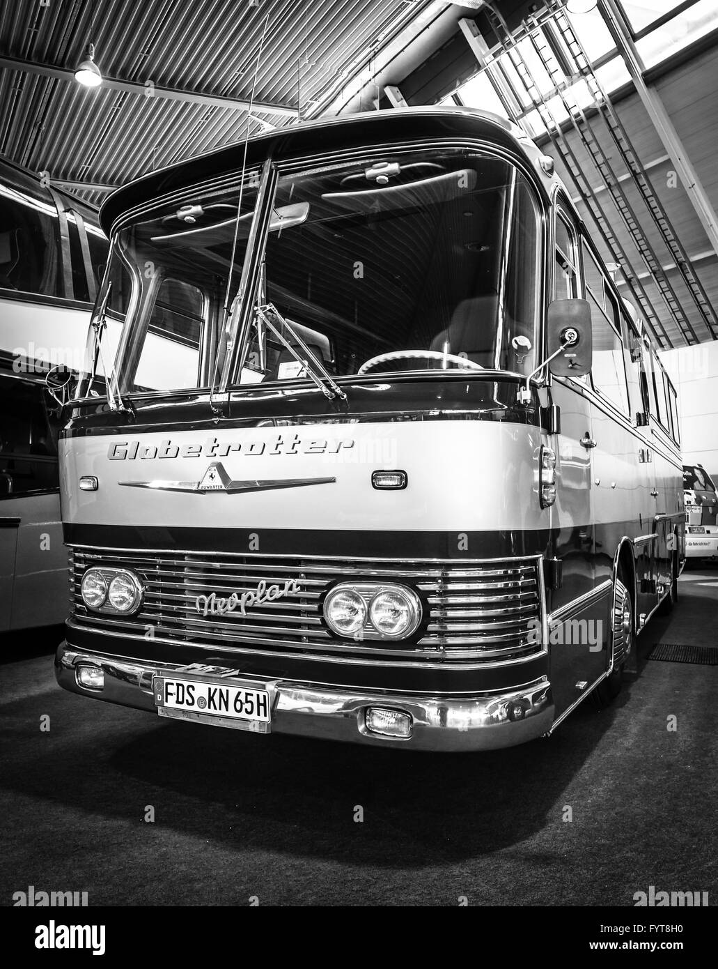 A bus with an accommodation module NEOPLAN Sonderfahrzeug, 1965 Stock ...
