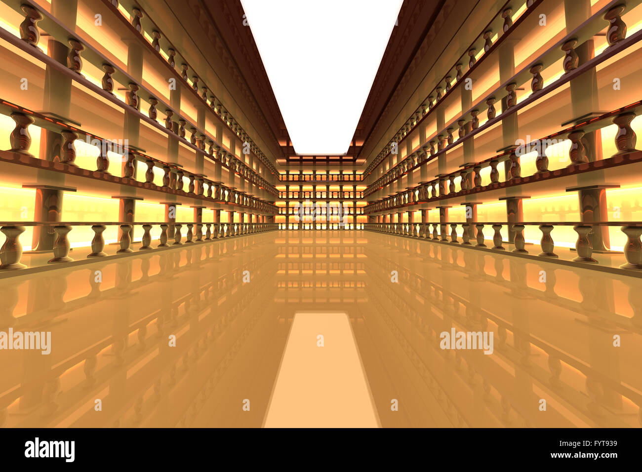 Classic antique Atrium Stock Photo - Alamy