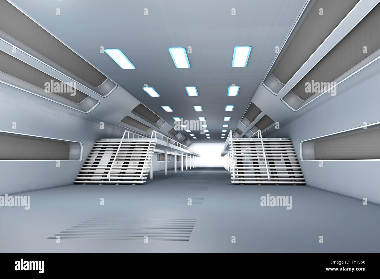 Space station Interior Stock Photo - Alamy