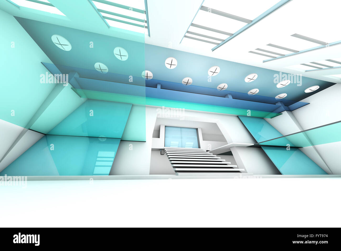 Corporate entrance hall Stock Photo - Alamy