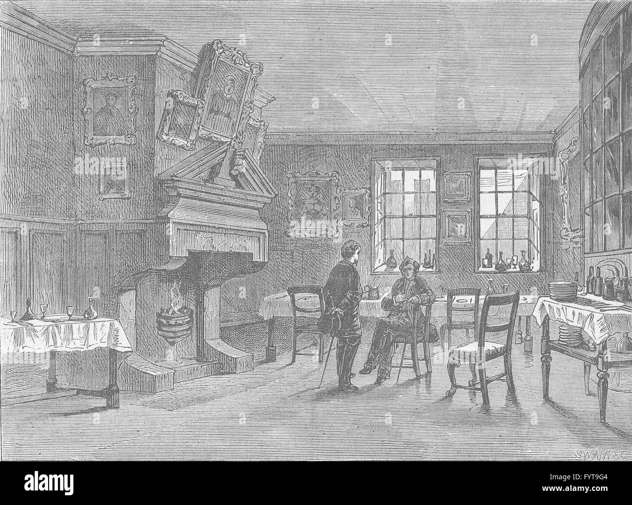 Paternoster row dollys coffee house london hi-res stock photography and ...