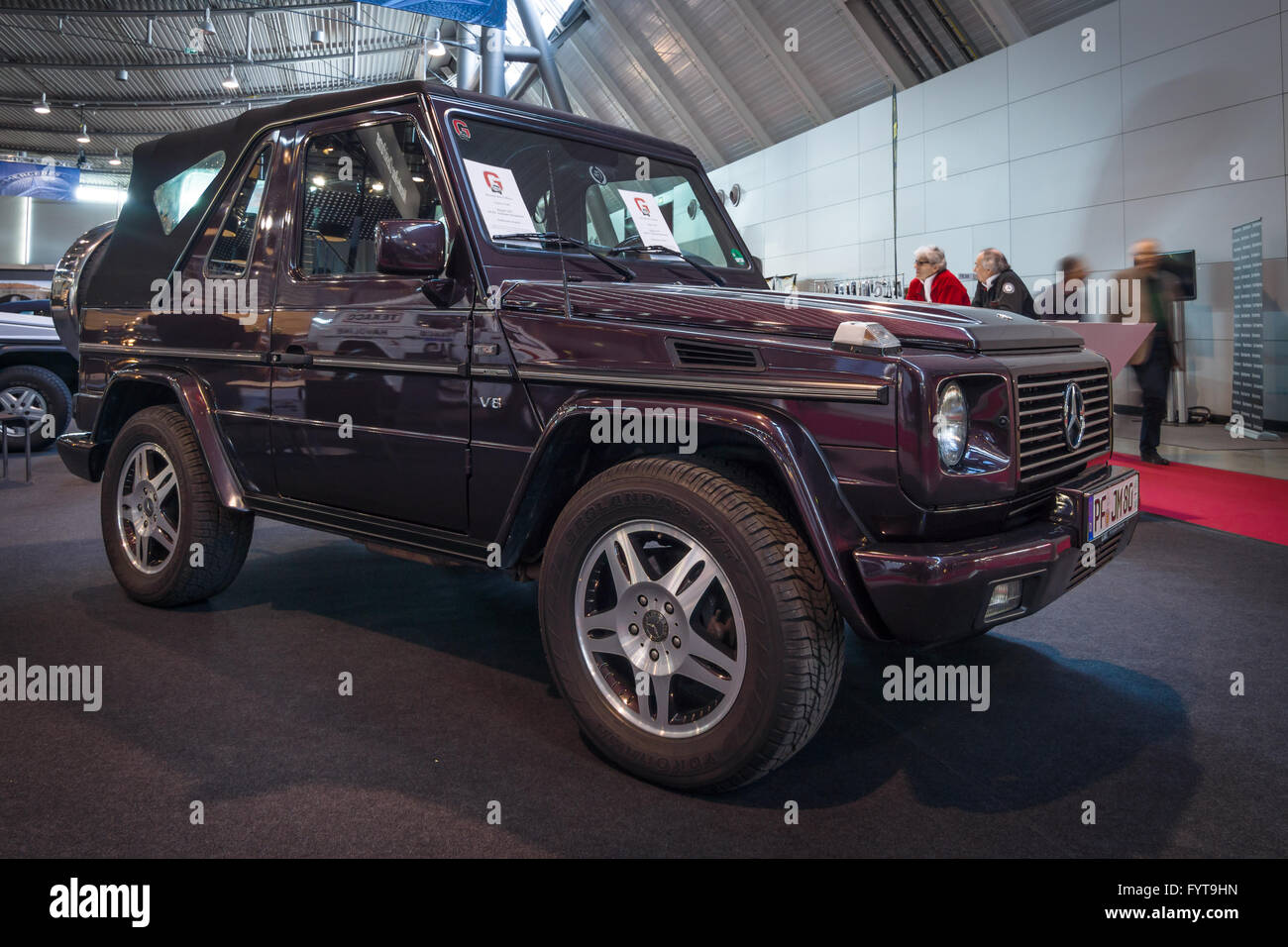 Mid-size luxury SUV Mercedes-Benz G500 Convertible, 2001 Stock Photo ...