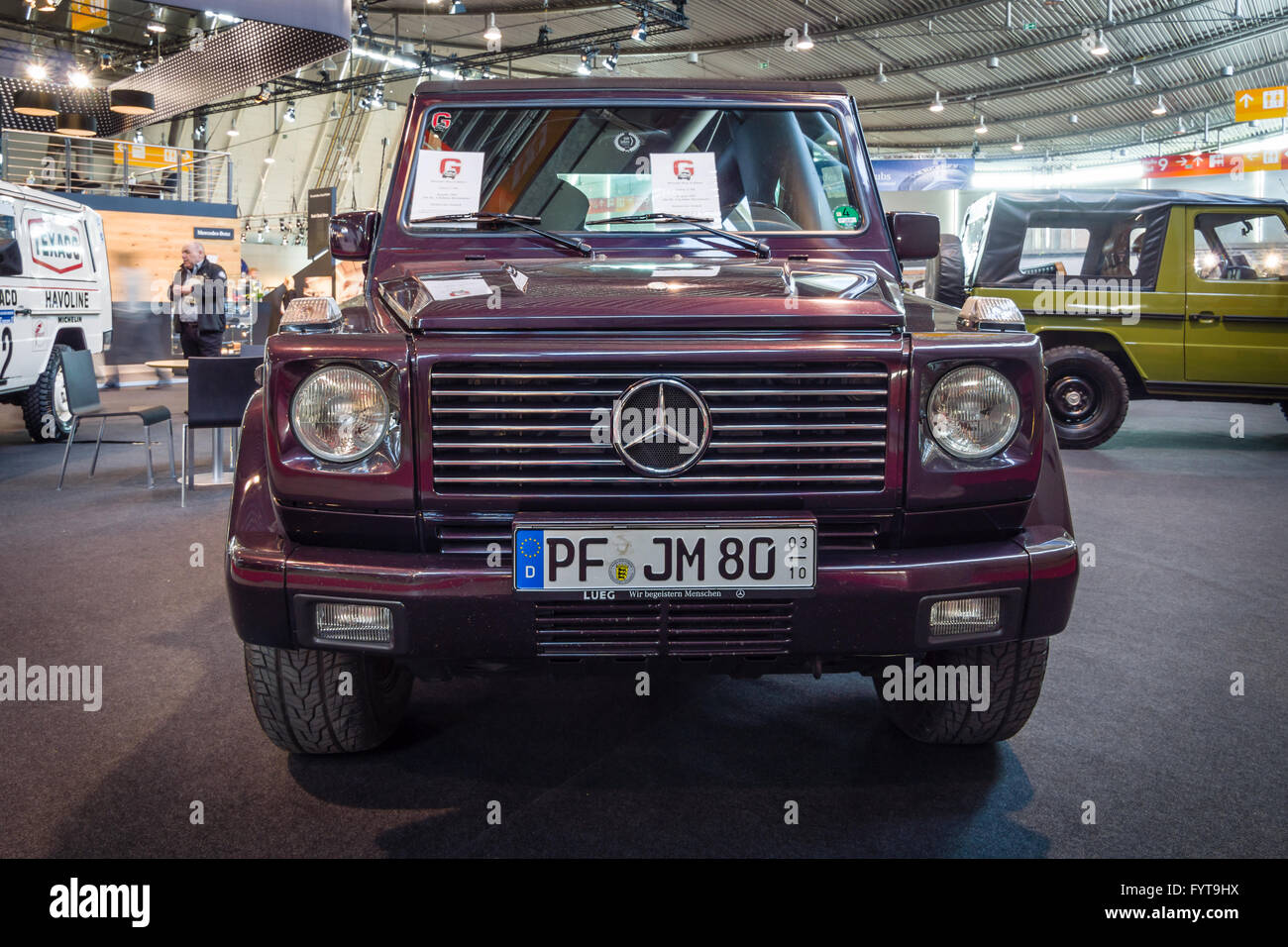 Mid-size luxury SUV Mercedes-Benz G500 Convertible, 2001 Stock Photo ...