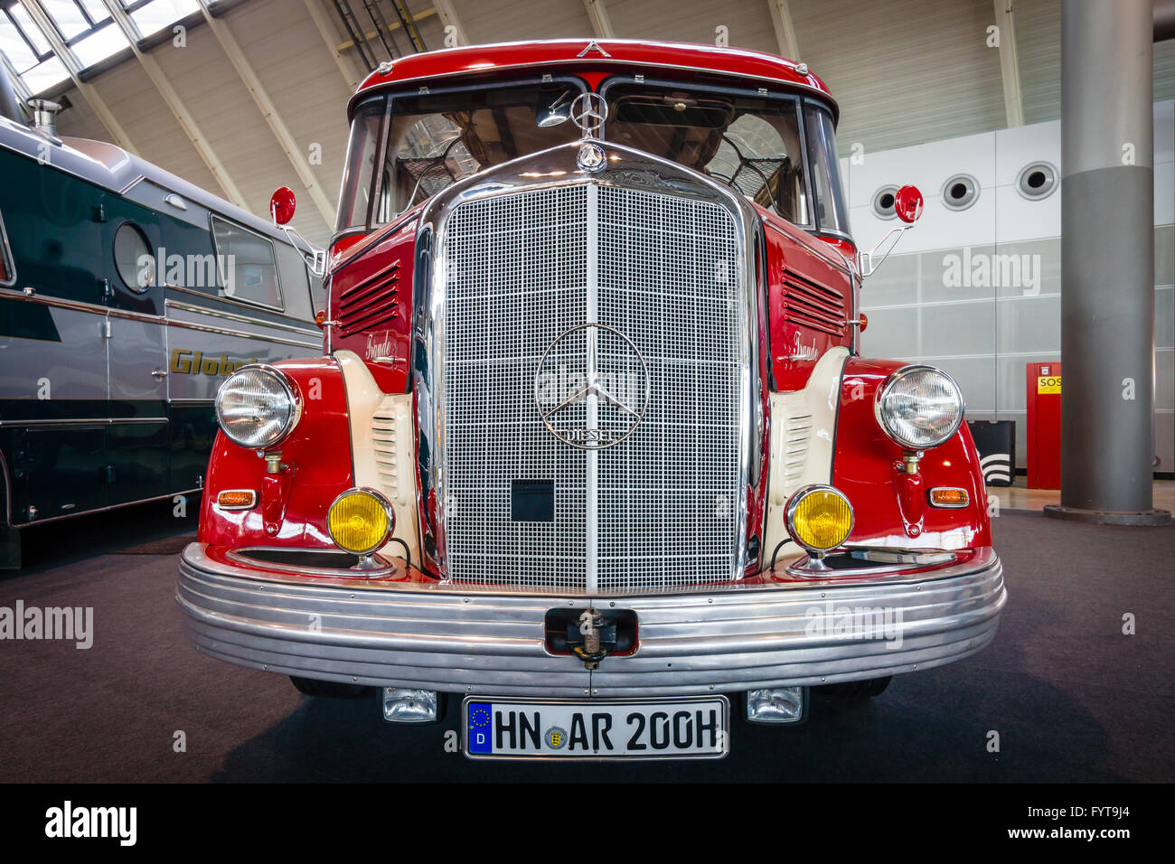 Tourist bus Mercedes-Benz O3500, 1950 Stock Photo - Alamy