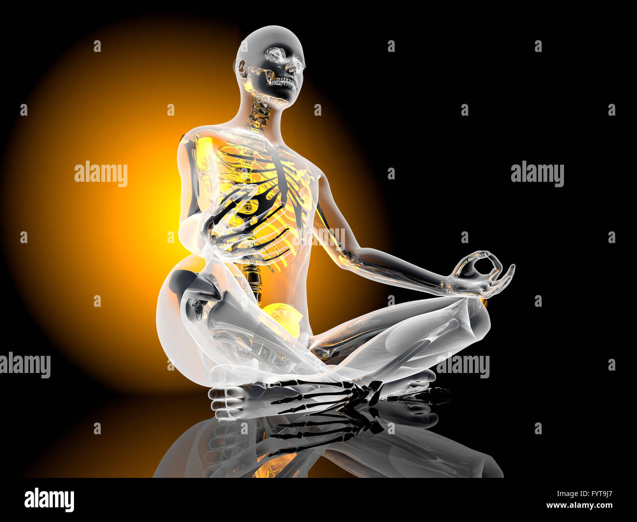 Yoga Meditation pose Stock Photo - Alamy