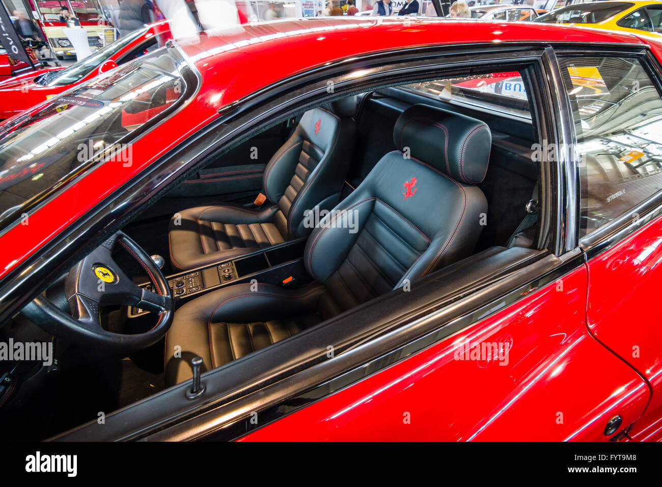 Cabin of sports car Ferrari F512 TR Testarossa, 1993 Stock Photo - Alamy