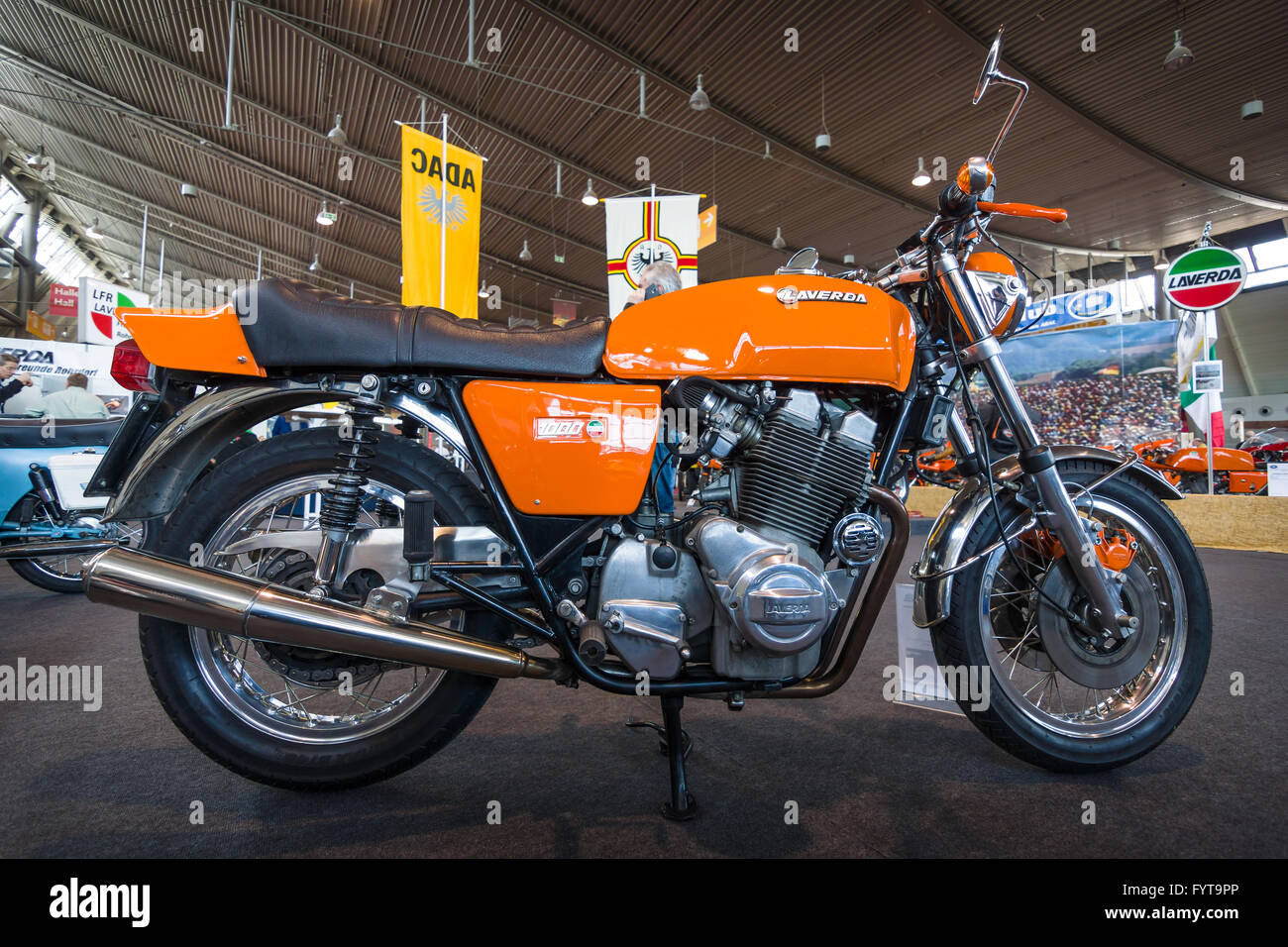 The serial model motorcycle Laverda 1000 3CL, 1975 Stock Photo - Alamy