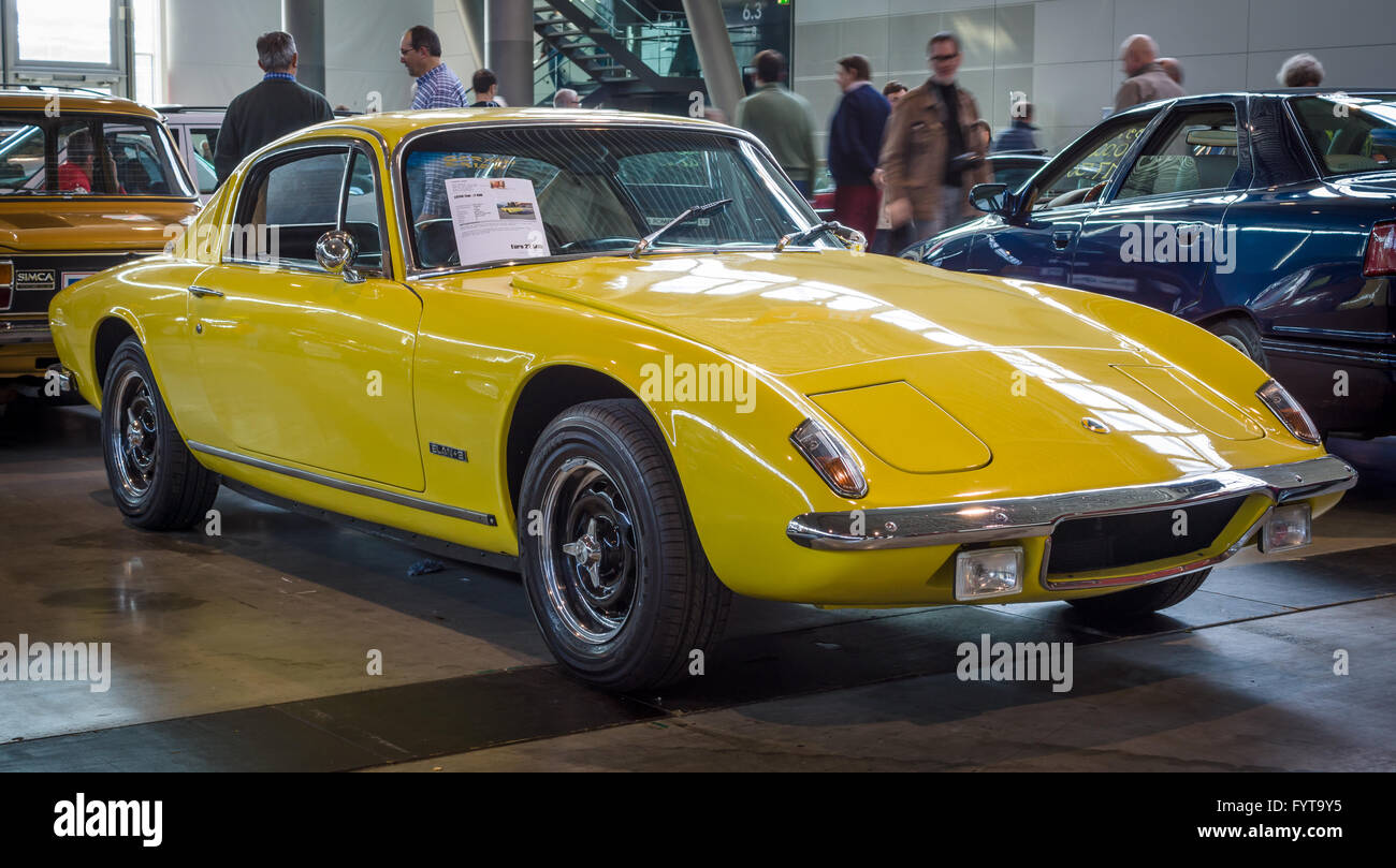 Sports car Lotus Elan +2 RHD, 1971 Stock Photo - Alamy