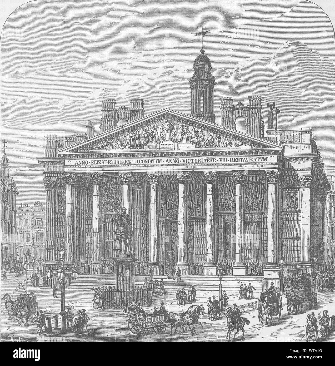 London exchange vintage hi-res stock photography and images - Alamy