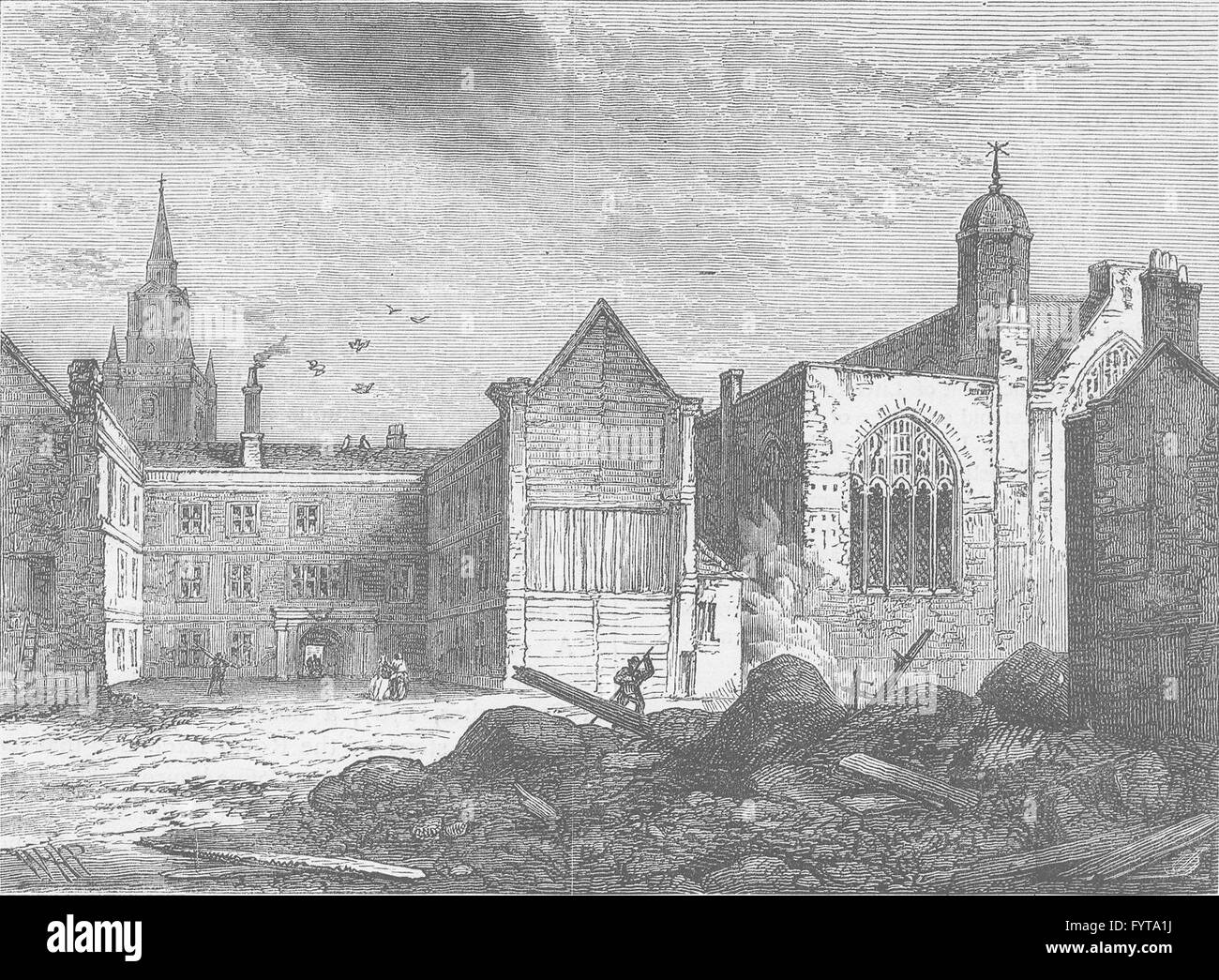 Old london city hall hi-res stock photography and images - Alamy