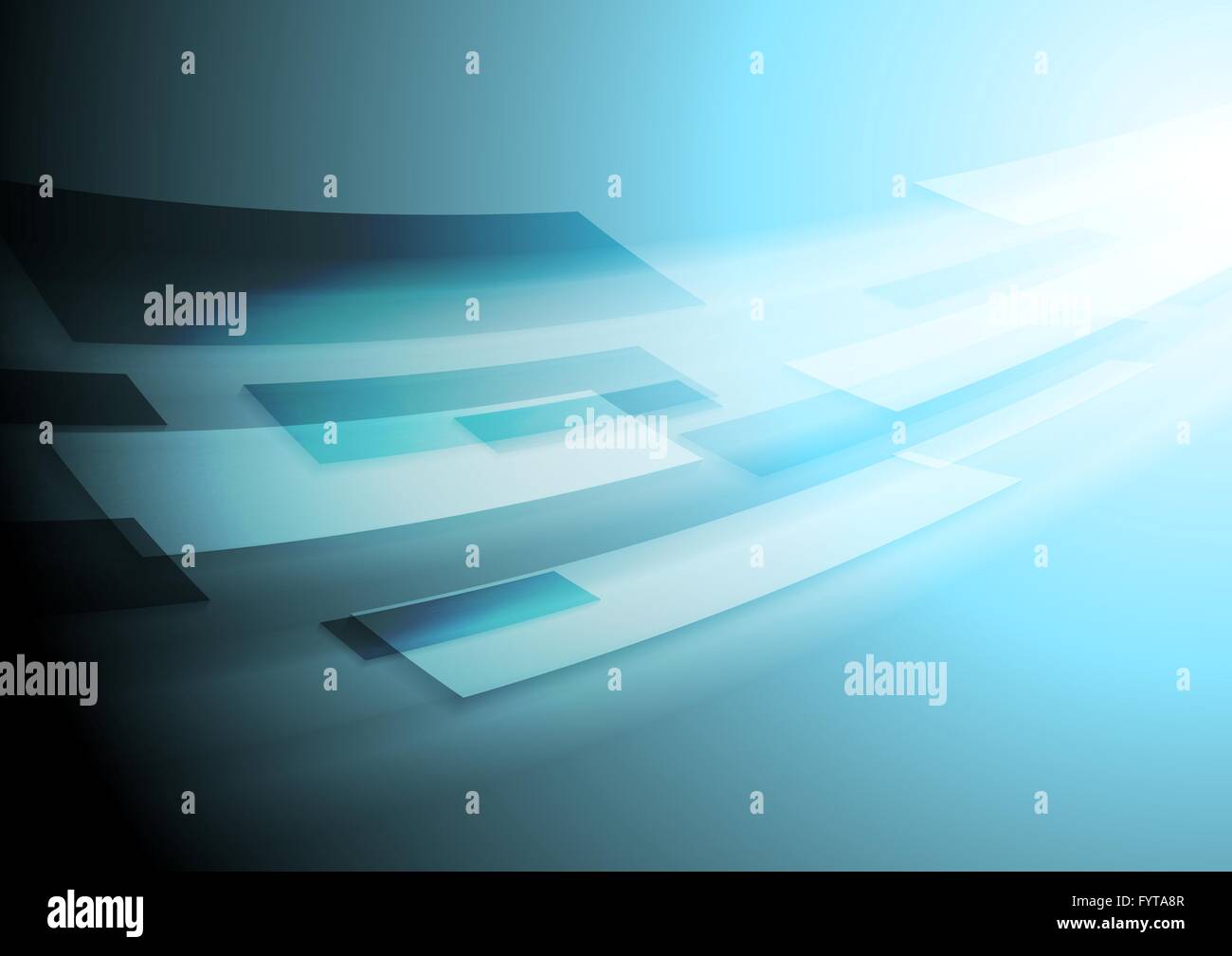 Bright blue hi-tech motion image background Stock Photo - Alamy