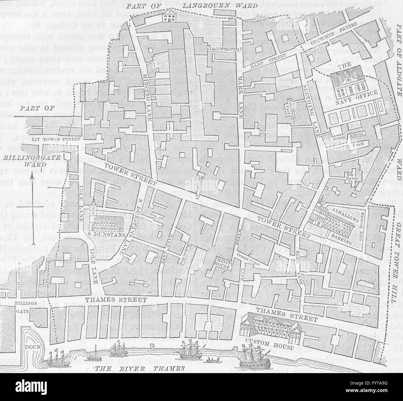 Map of stow Black and White Stock Photos & Images - Alamy