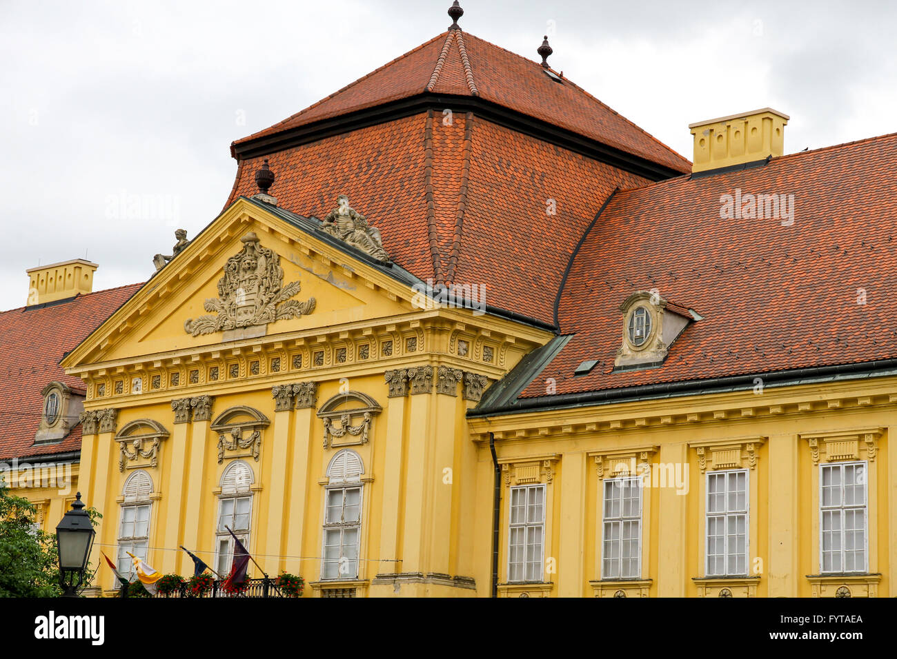 Historic architecture in Sopron Stock Photo - Alamy