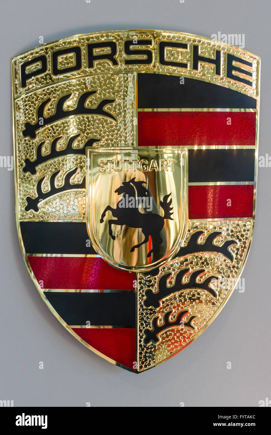 Company logo porsche hi-res stock photography and images - Alamy