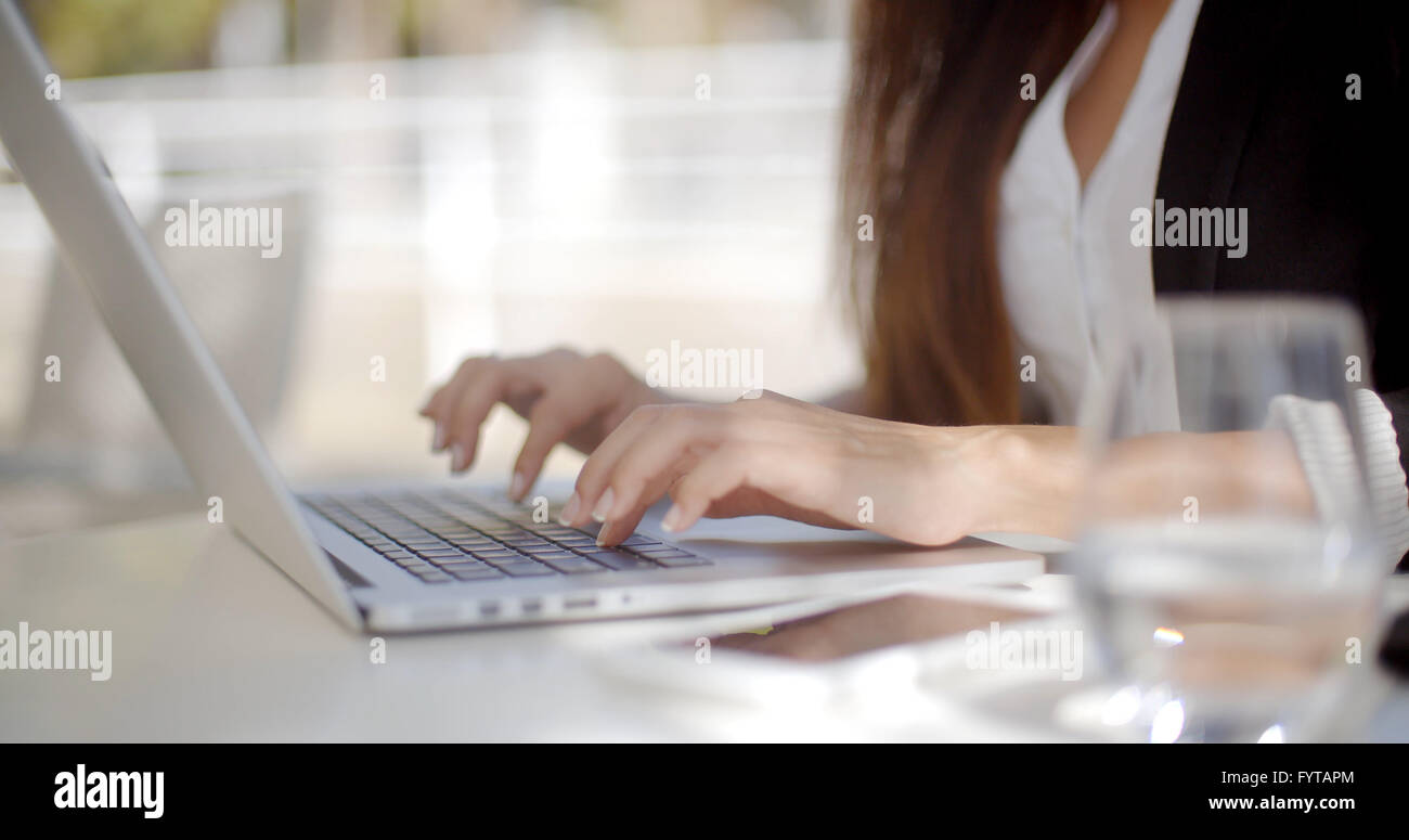 Typing on air hi-res stock photography and images - Alamy