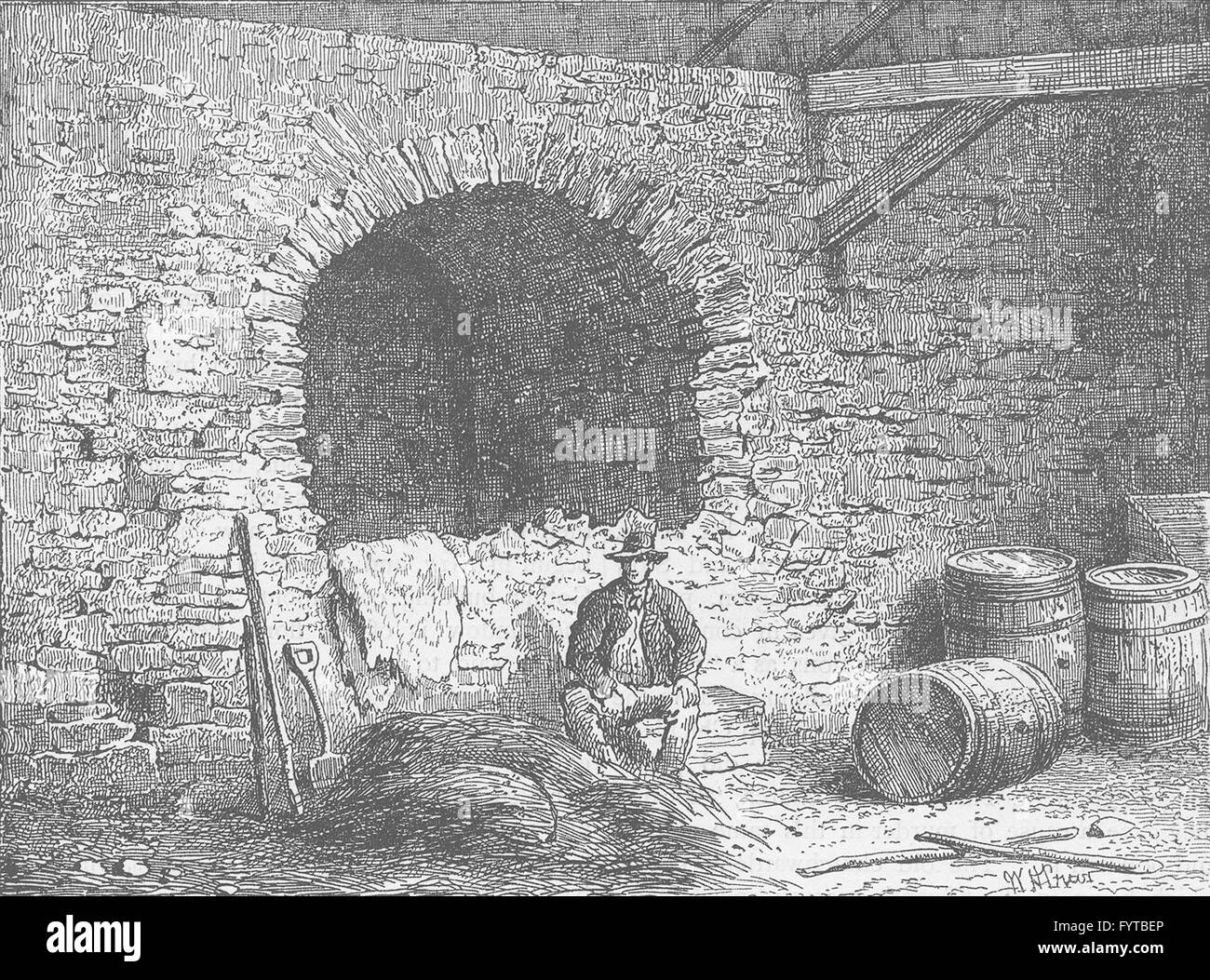 Wall hill Black and White Stock Photos & Images - Alamy