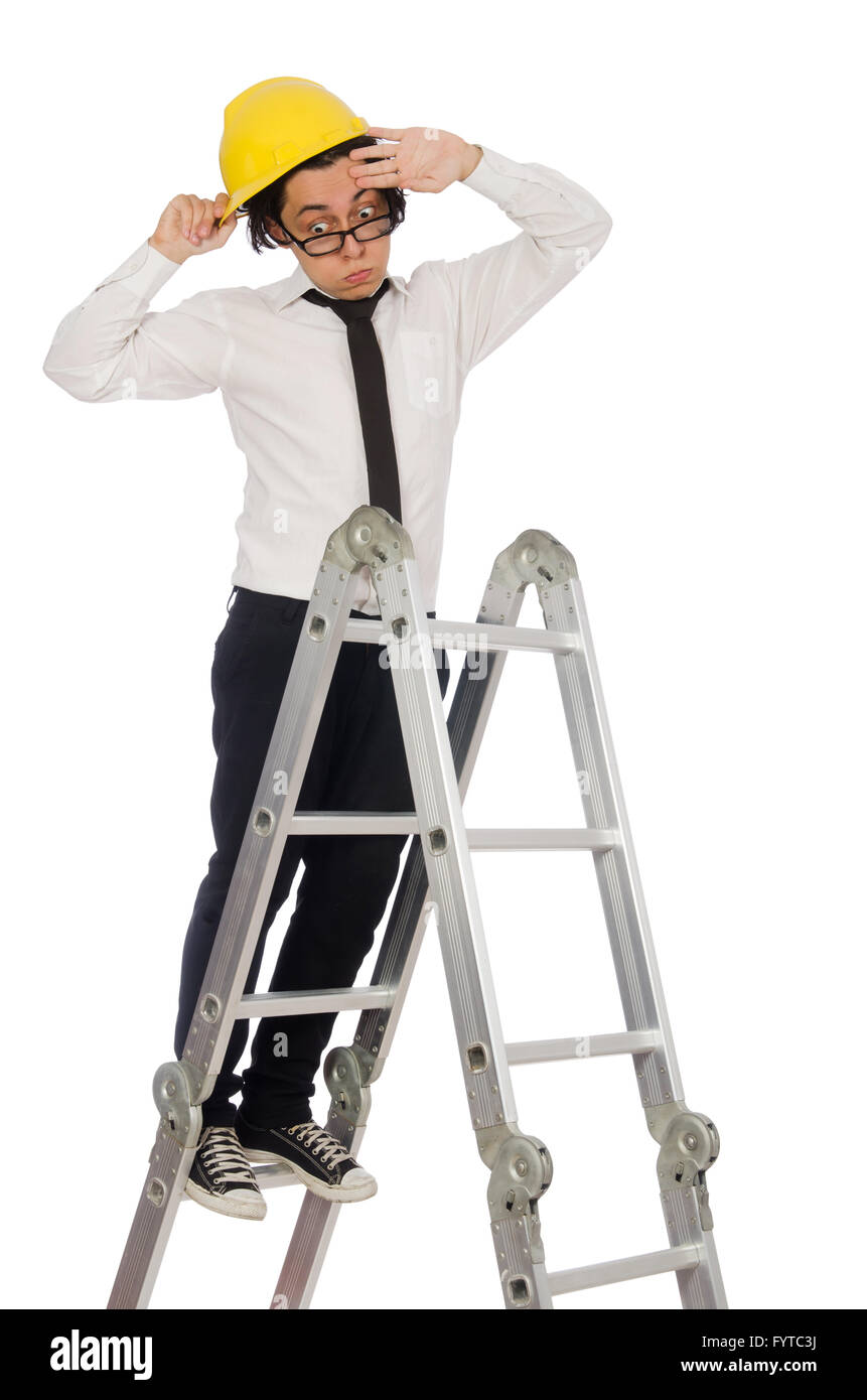 Smiling construction manager in Cut Out Stock Images & Pictures - Alamy