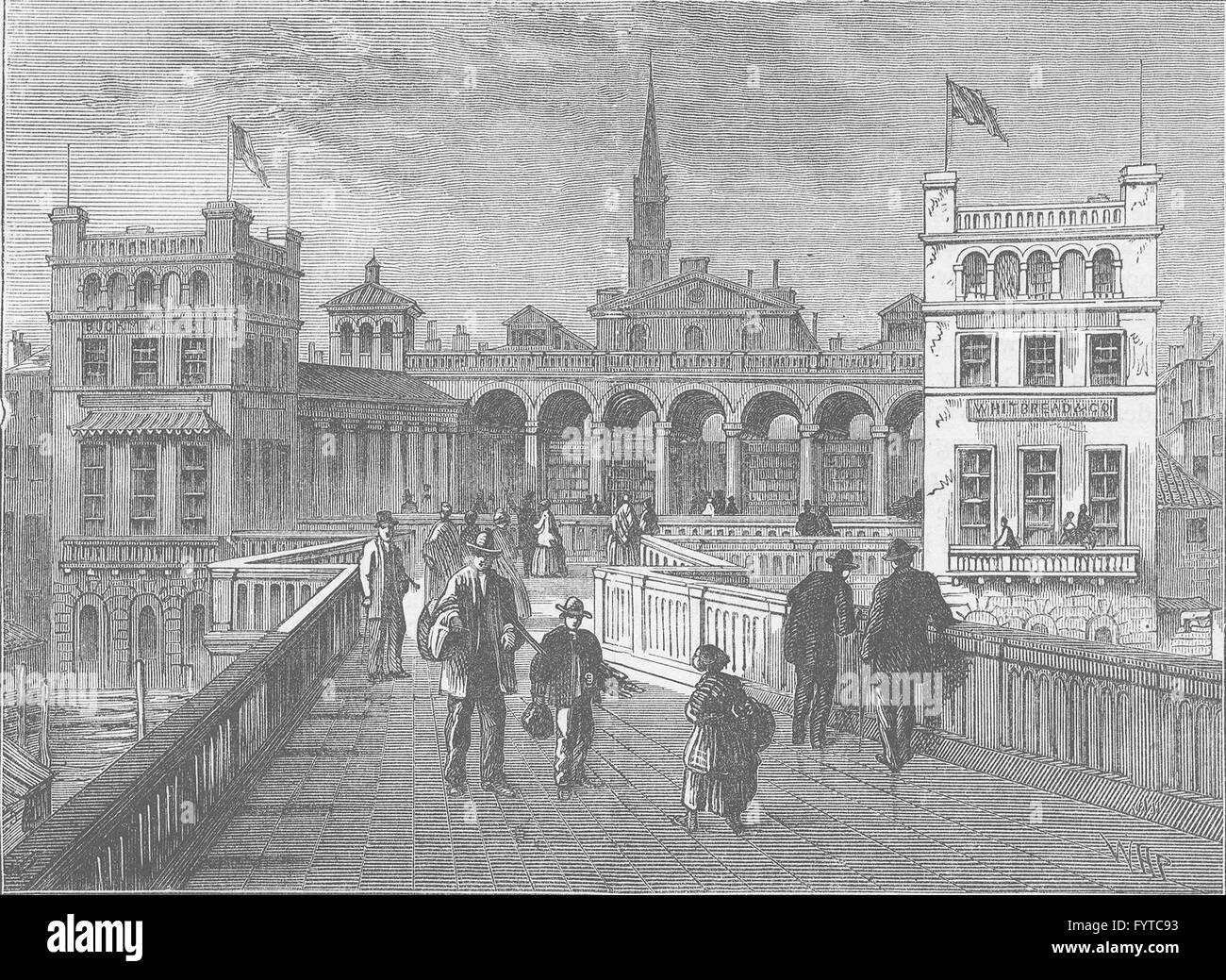 London bridge 1850 hi-res stock photography and images - Alamy