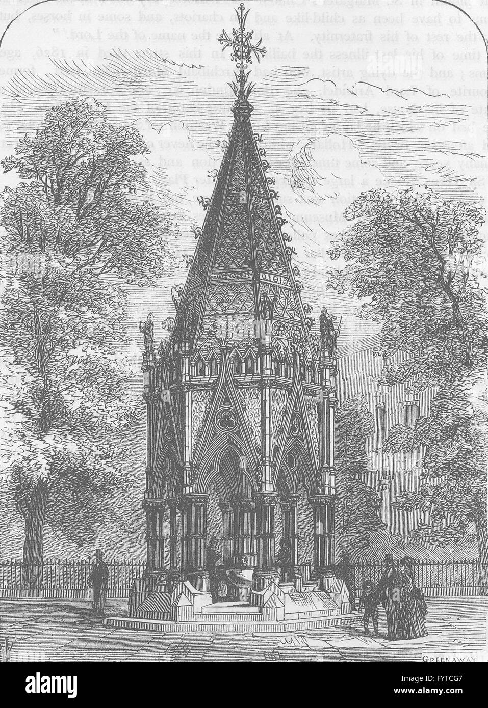 George fountain Black and White Stock Photos & Images - Alamy