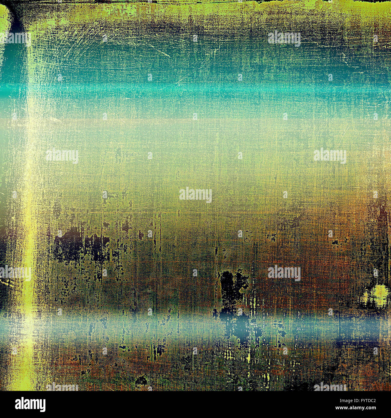 Old school elements on textured grunge background. With different color ...