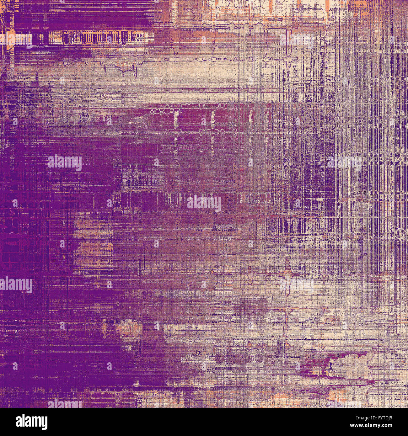 Old style distressed vintage background or texture. With different ...