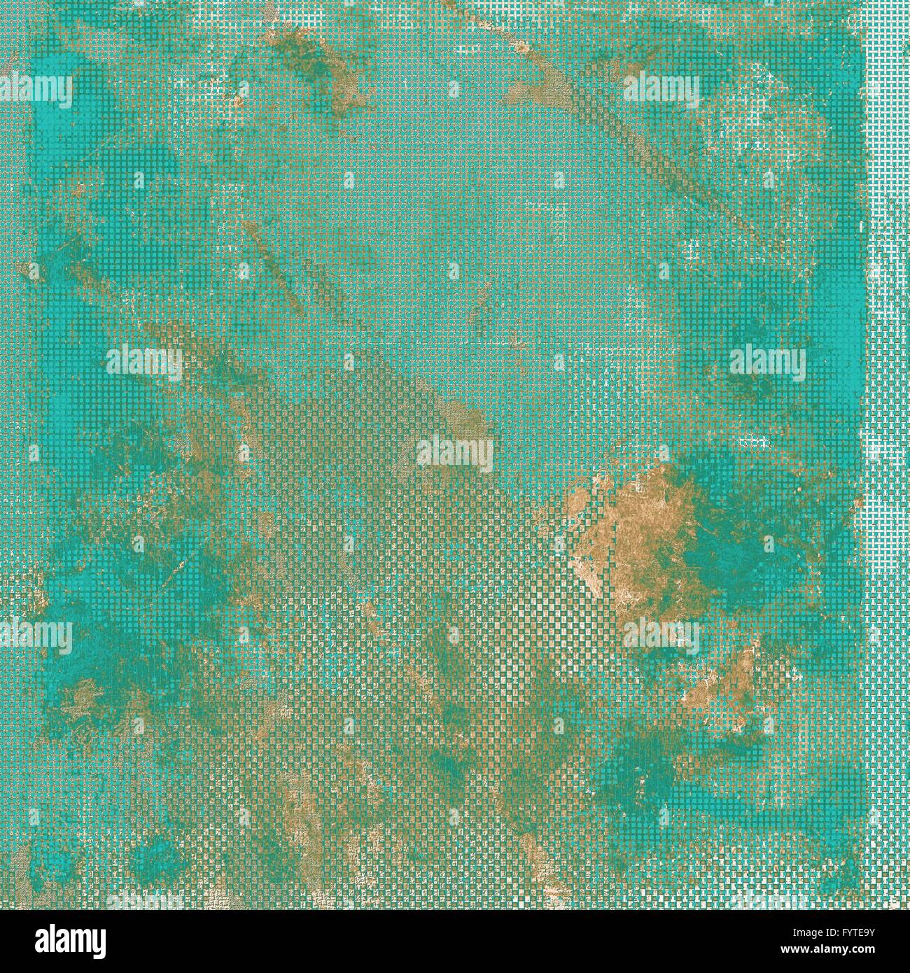 Old school elements on textured grunge background. With different color ...