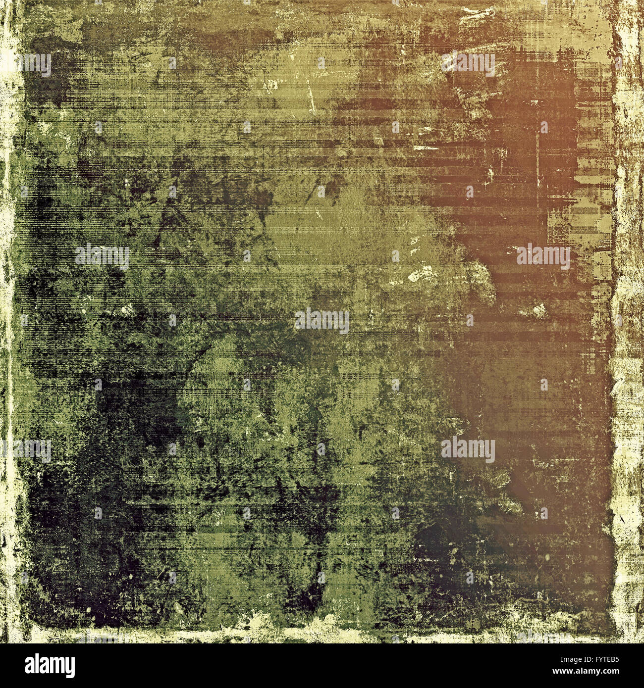 Grunge retro texture, aged background with vintage style elements and ...